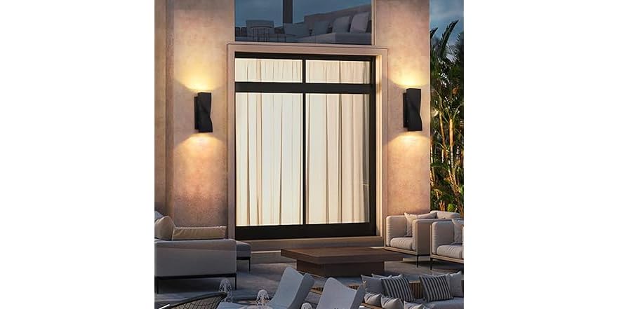 Rectangle Modern LED Outdoor Wall Sconce