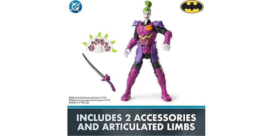 DC Comics Batman Battle Clash 6” Joker