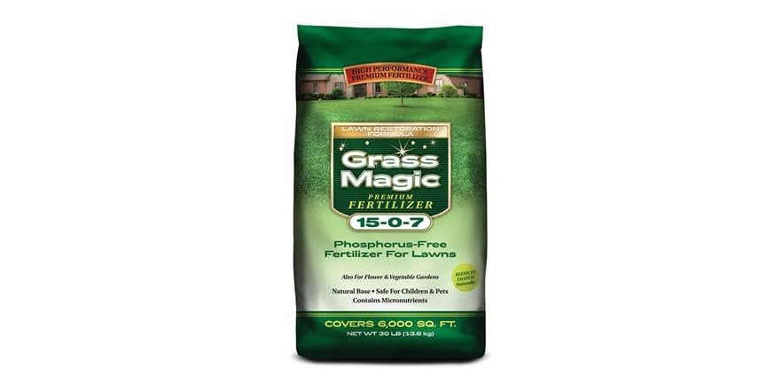 Grass Magic 15-0-7, 30-Pound