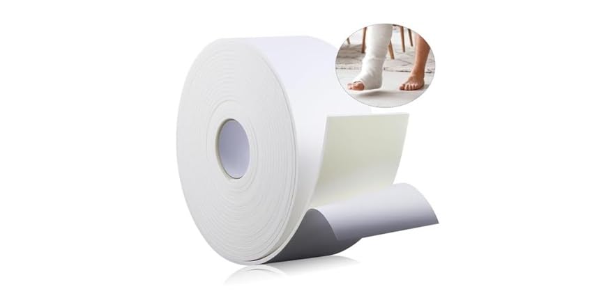 1/4"x5"x36FT Foam Adhesive Cast Padding