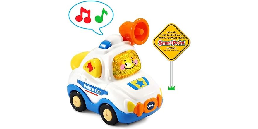 VTech Go! Go! Smart Wheels Payton Police Car
