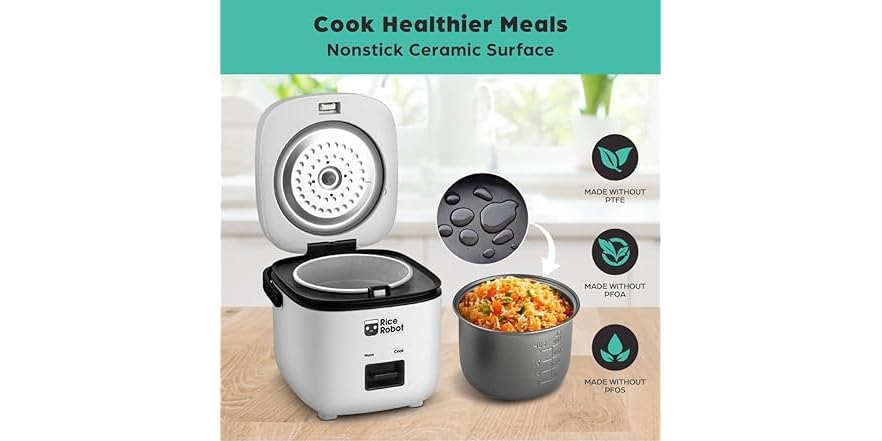 Rice Robot Personal Rice Cooker 1 Quart