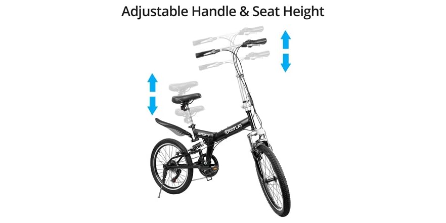 iDeaPlay 20" Folding Bike with 6 Speed P11