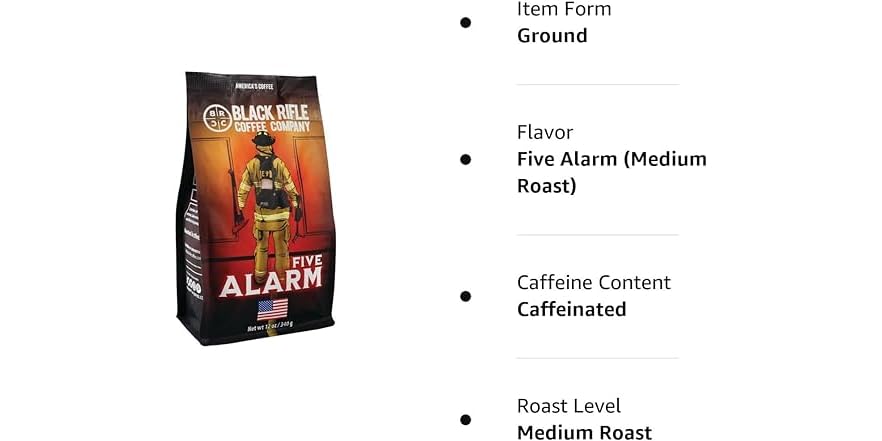 (6 Pack) Black Rifle Coffee Company Five Alarm
