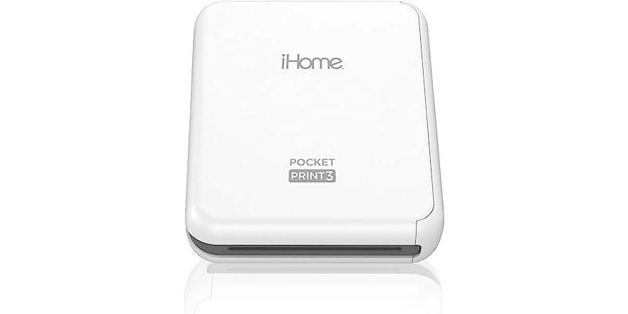 iHome® PocketPrint3™ Mobile Color Photo