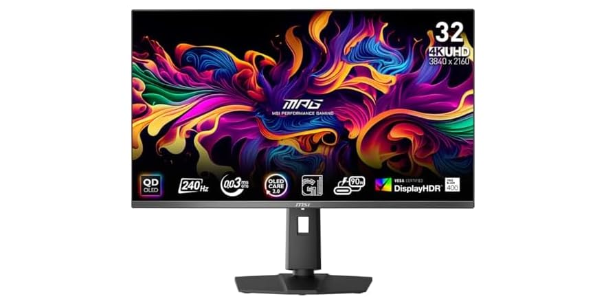 MSI 32" 4k UHD Gaming Monitor | MPG 321URX QD-OLED