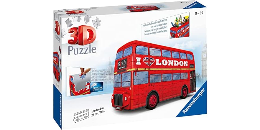 London Bus 216 Piece 3D Jigsaw Puzzle