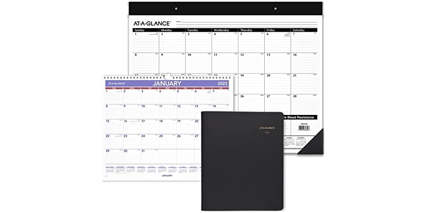 AT-A-GLANCE 2023 Erasable Calendar