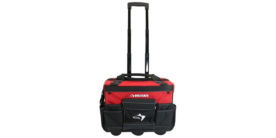Husky 18" Contractor’s Rolling Tool Tote