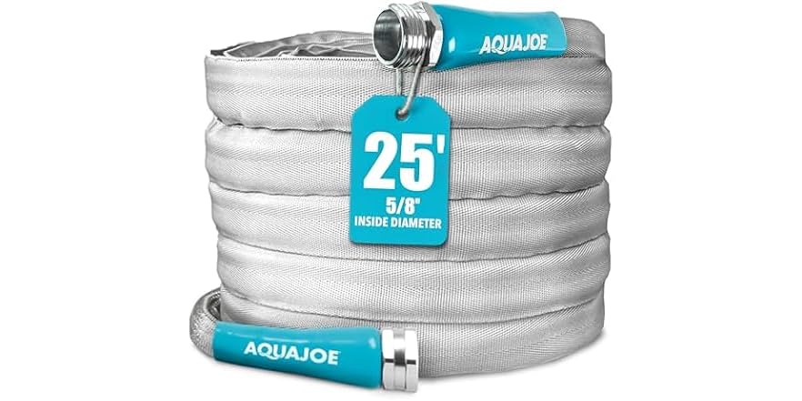 Aqua Joe Flexible, Kink-Resistant Garden Hose