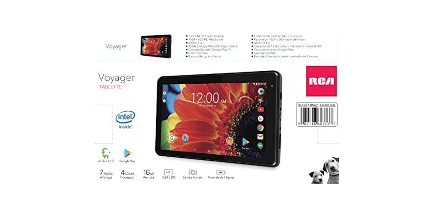 RCA Voyager 7inch Touchscreen Tablet PC