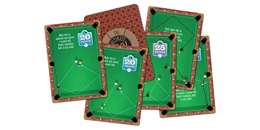 Ultimate Pool Challenge Card Game