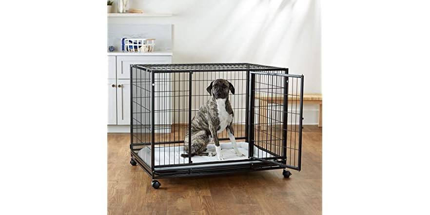 Amazon Basics Heavy Duty Stackable Pet Kennel