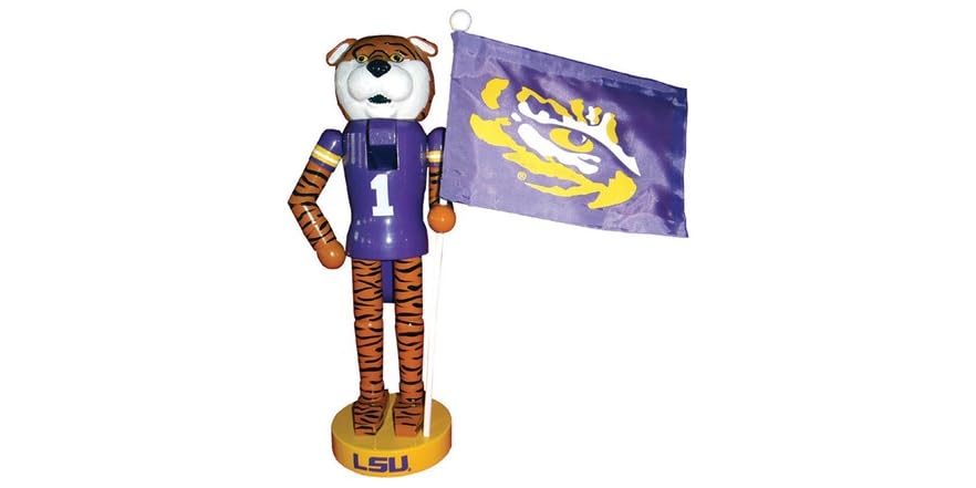 12" Mi State Mascot & Flag Nc