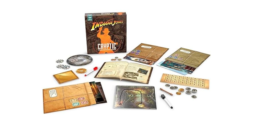 Indiana Jones Cryptic Board Game