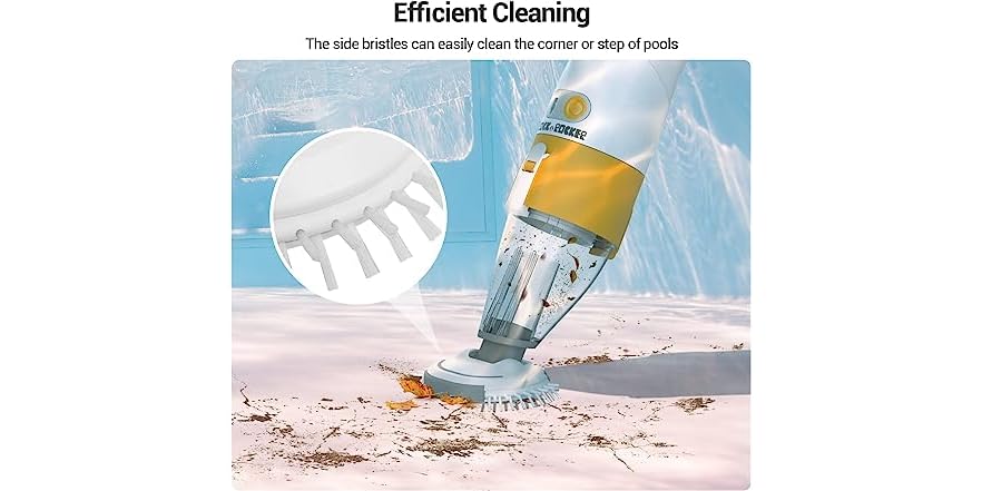 Rock and Rocker Cordless Rechargeable Pool Vacuum Cleaner
