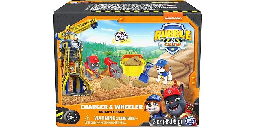 Rubble & Crew Charger, Wheeler & Kinetic Sand
