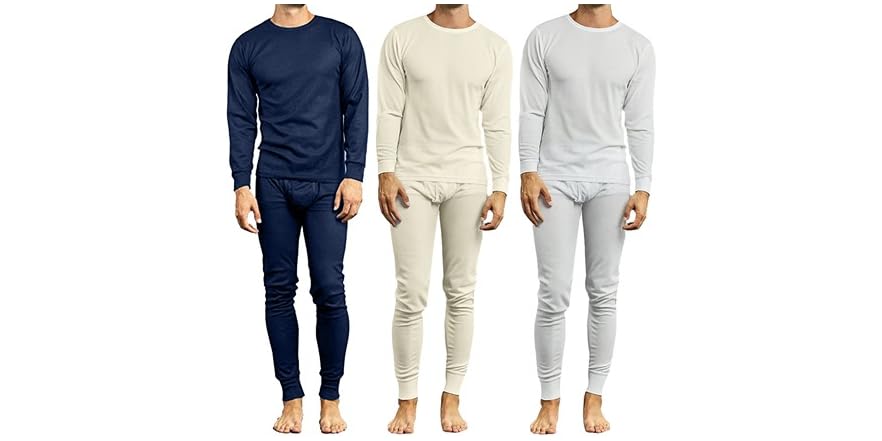Mens 3PK Winter Thermal Sets