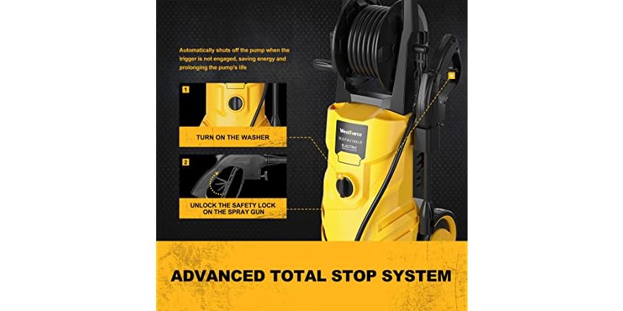 WestForce Electric Pressure Washer, 3000 PSI (Open Box)