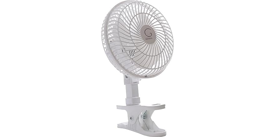 Genesis 6-Inch Clip Convertible Table-Top & Clip Fan 401249