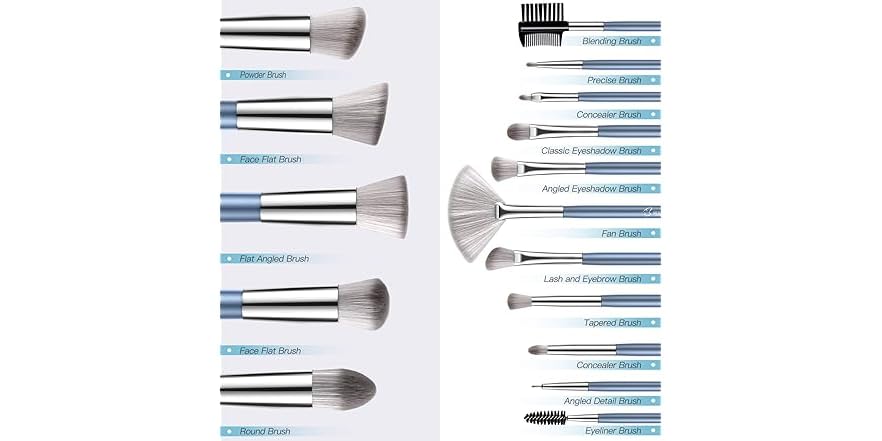 Bestope Pro Make Up Brushes Kit