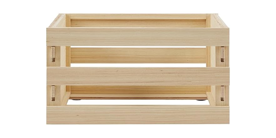 Crosley AC1050A-BB Vinyl Record Storage Wood