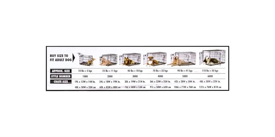 PRECISION PET Two Door Wire Dog Crate 42"