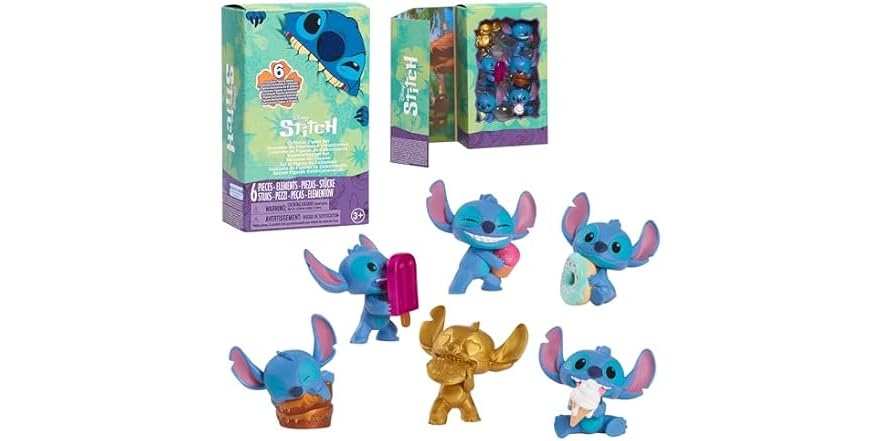Disney Stitch Feed Me Collectible Set