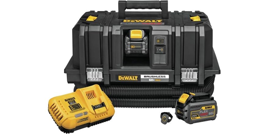 DEWALT 60V Max Cordless Dust Extractor Kit