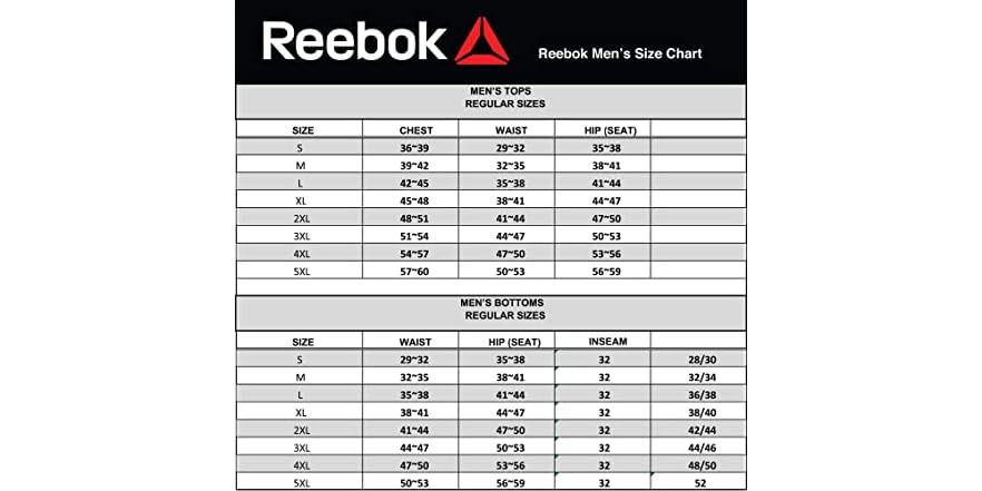 Reebok Men's Jogger Running Pants with P