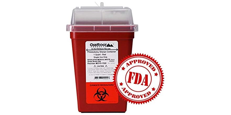 Needle and Syringe Disposal Containers
