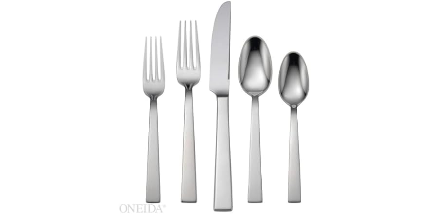 Oneida 5pc Aero Silver Fine Flatware Set
