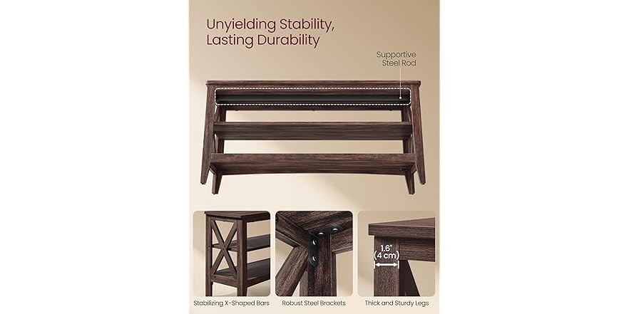 Entryway Storage 2-Tier Bench