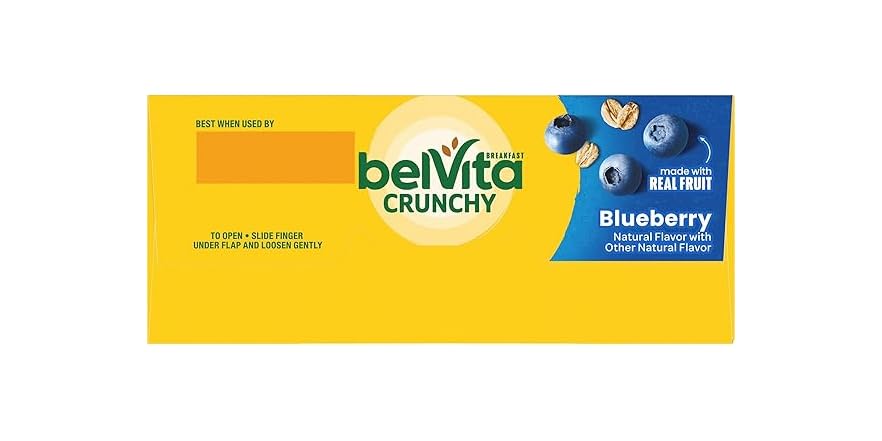 belVita Blueberry Breakfast Biscuits, 5 Packs