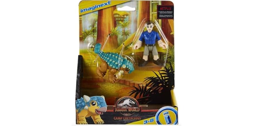 Jurassic World Camp Bumpy & Ben Figure