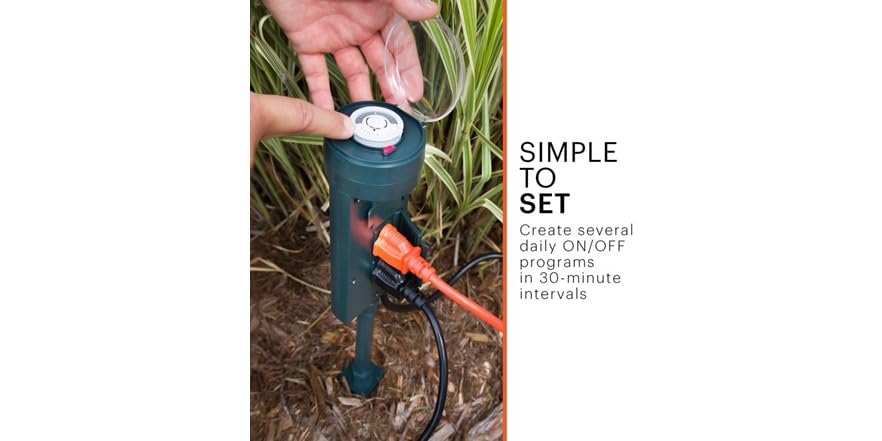 Power Gear 6-Outlet Yard Stake Timer