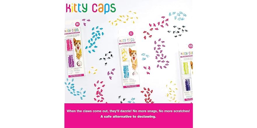 Kitty Caps Nail Caps for Cats