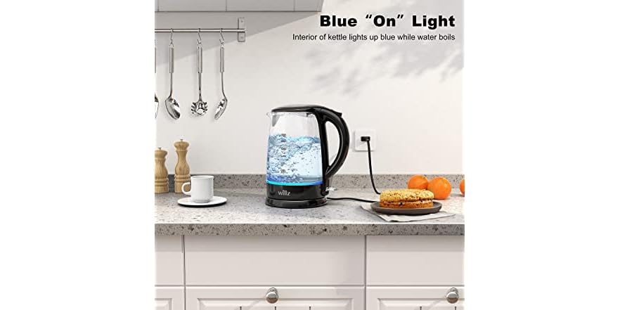Willz Electric Glass Kettle 1.7L