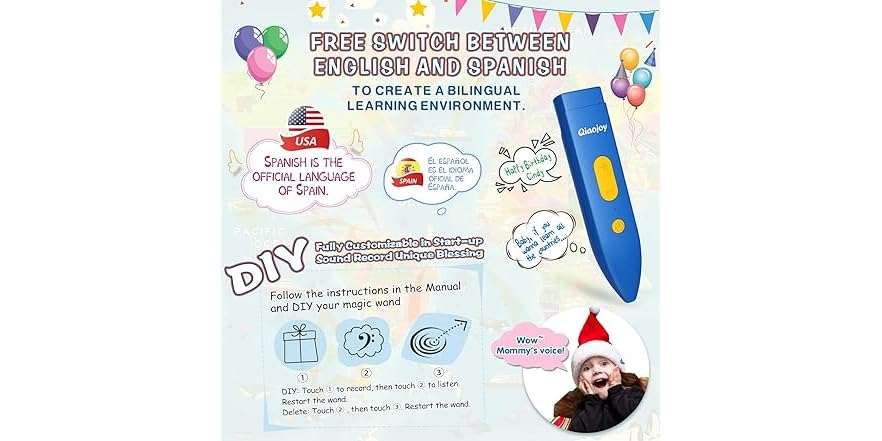 Bilingual Interactive World Map - Learning and Educational Toys