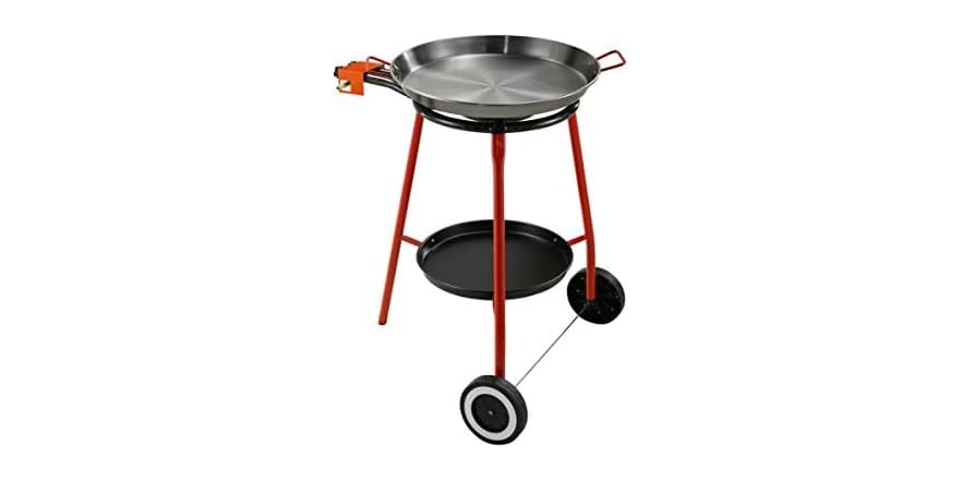 Paella Burner with Rolling Stand and 17"