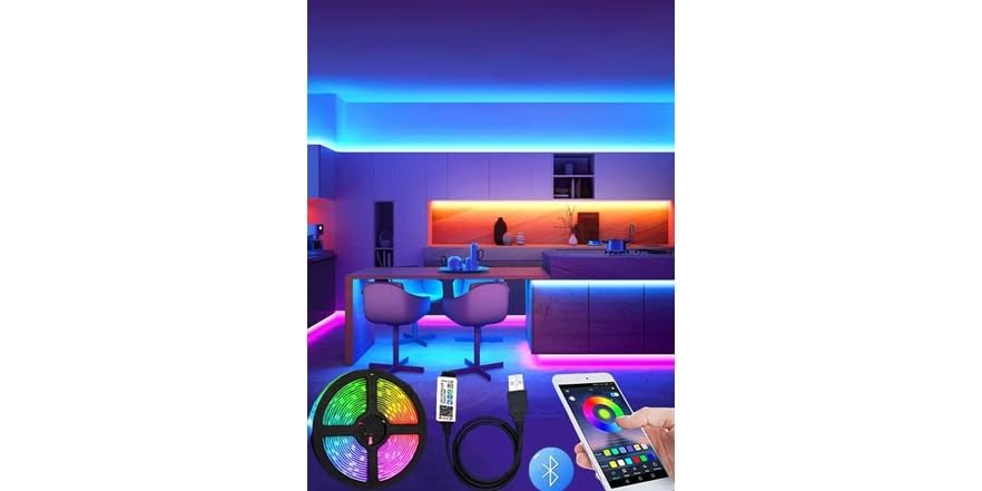 65.6 ft. LED Smart RGBW Strip Lights