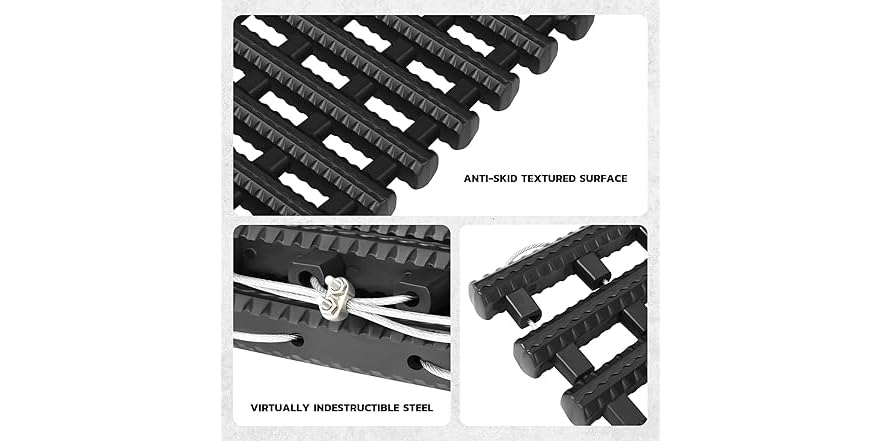 2Pk 48‘’ Portable Recovery Traction Tracks Mat