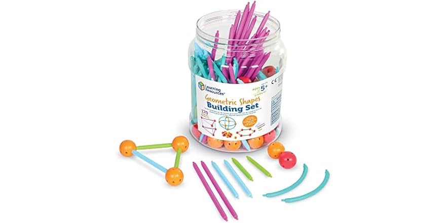 Learning Resources Geometric Shapes Building Set