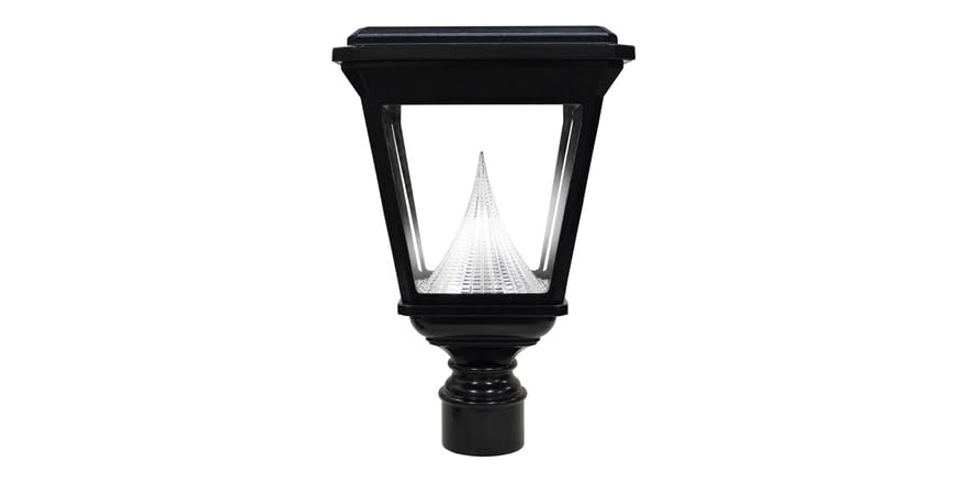 Flat Top LED Lantern, 3" Fitter, Black