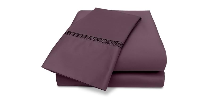 Veratex Princeton 800TC Sheet Set-Mulberry-4 Sizes