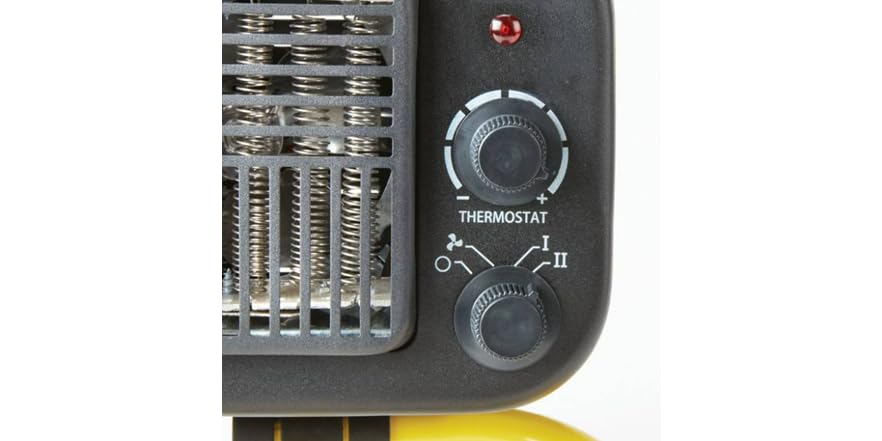 EZ Heat 1500W Utility Heater, Yellow