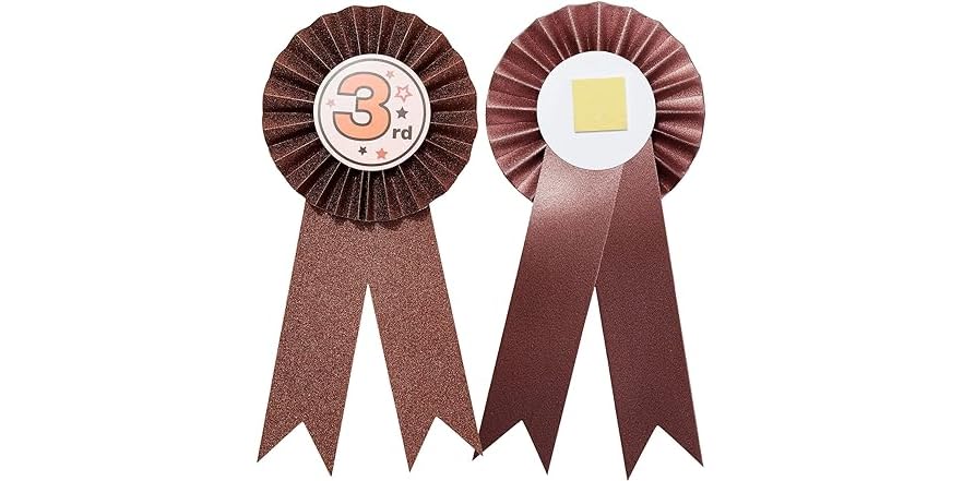 24-Pack 1st,2nd,3rd Place Award Ribbons