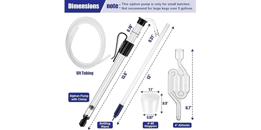 12 PC Wine Making Siphon Kit