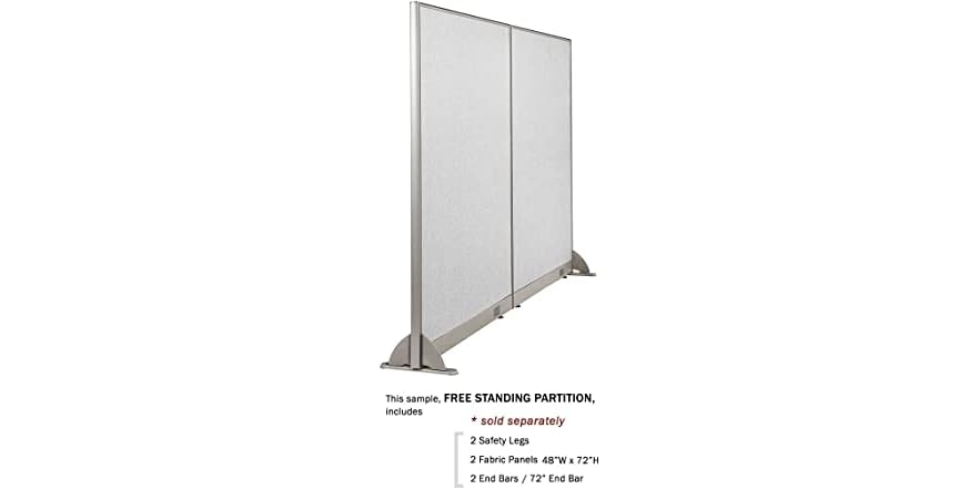 GOF Office Full Partition Fabric Panel