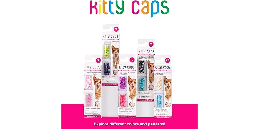 Kitty Caps Nail Caps for Cats
